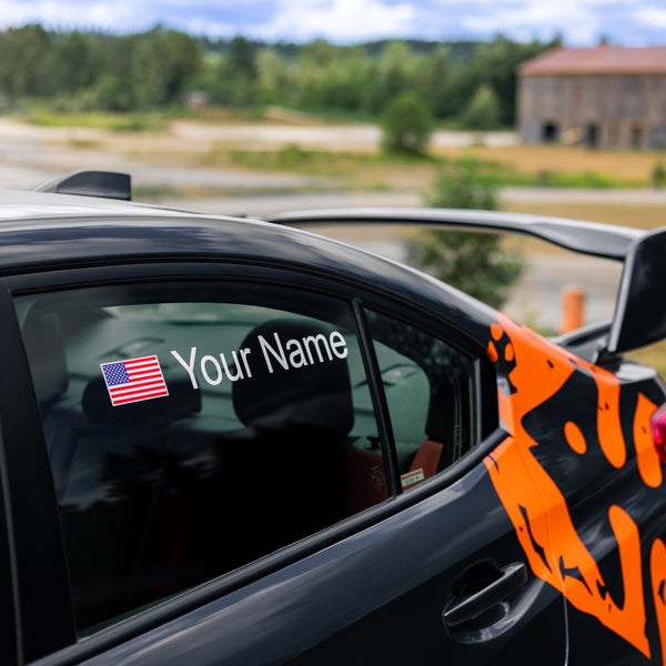 Name Decals - DirtFish Shop